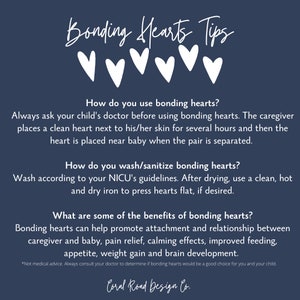 NICU Bonding Hearts, Nicu Hearts, Bonding Hearts, Bonding Squares, Nicu ...