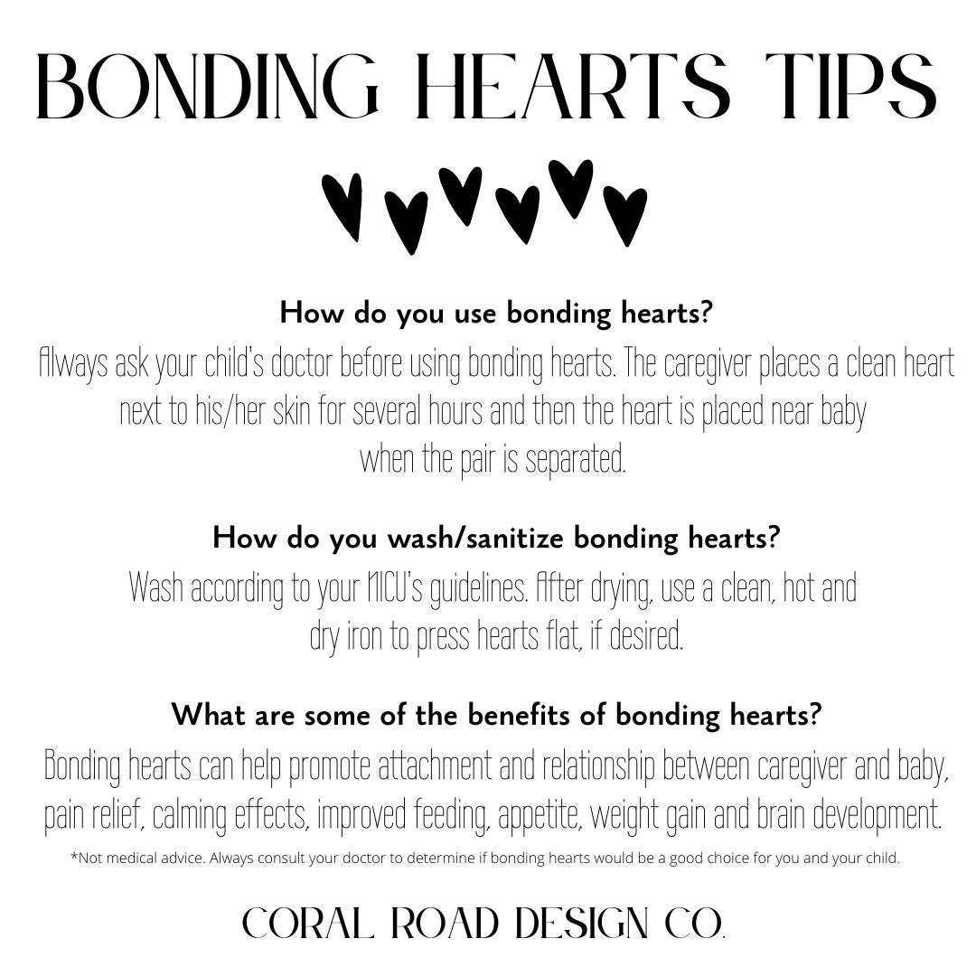 NICU Lovey, Bonding Hearts, NICU Bonding Hearts, Nicu Baby, Preemie ...