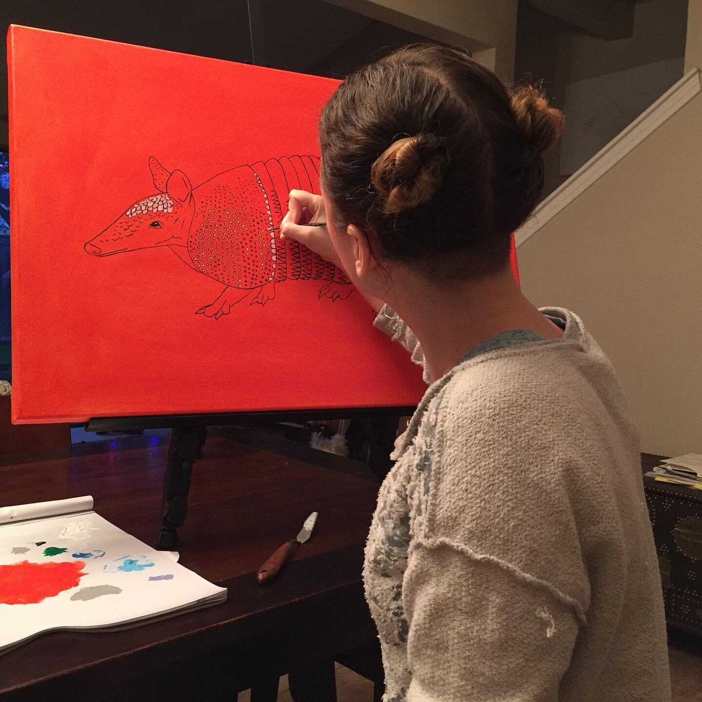 Armadillo Art Print - Etsy