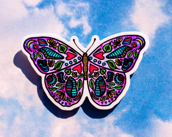 Whimzii Butterfly Sticker - Etsy