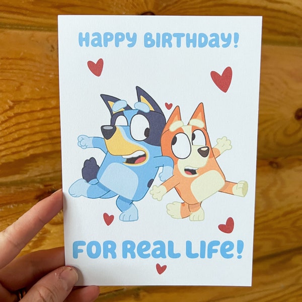 Bluey Printable Birthday Card for Father - Etsy Australia