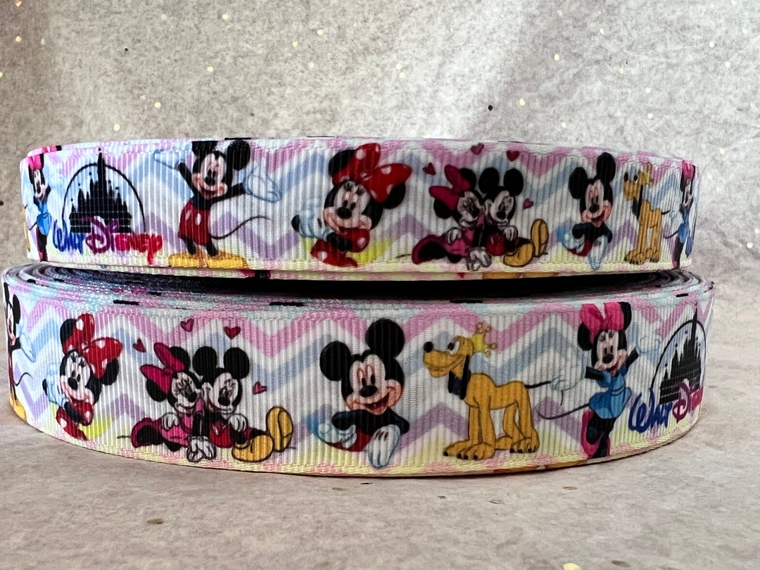 RIBBON CLEARANCE ... Mickey Mouse, Minnie Mouse, Pluto Ribbon, 5/8 ...