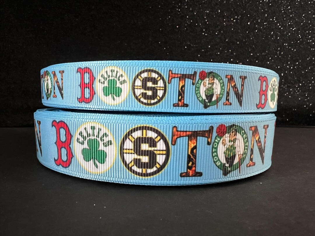 RIBBON CLEARANCE .... Boston Sport Teams Grosgrain Ribbon, 5/8" (16mm ...