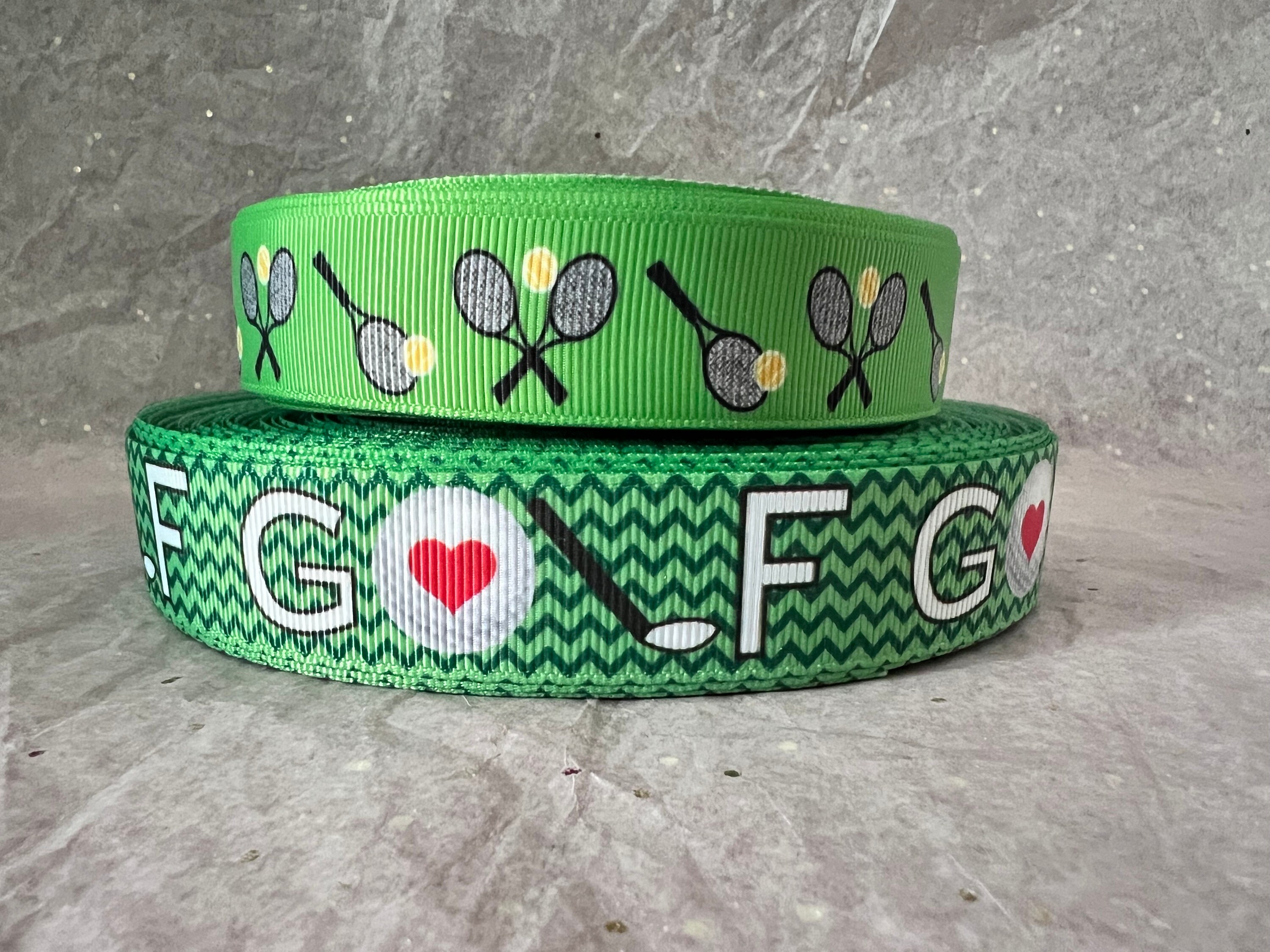 RIBBON CLEARANCE ... Tennis Ribbon, Golf Ribbon 5/8 16mm 7/8 22mm - Etsy