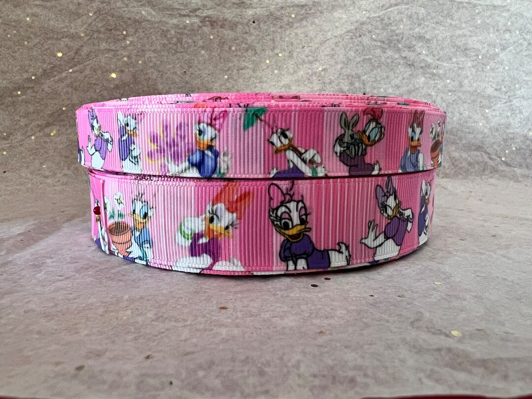 RIBBON CLEARANCE ... Daisy Duck Ribbon, 5/8" (16mm), 7/8" (22mm) - Etsy