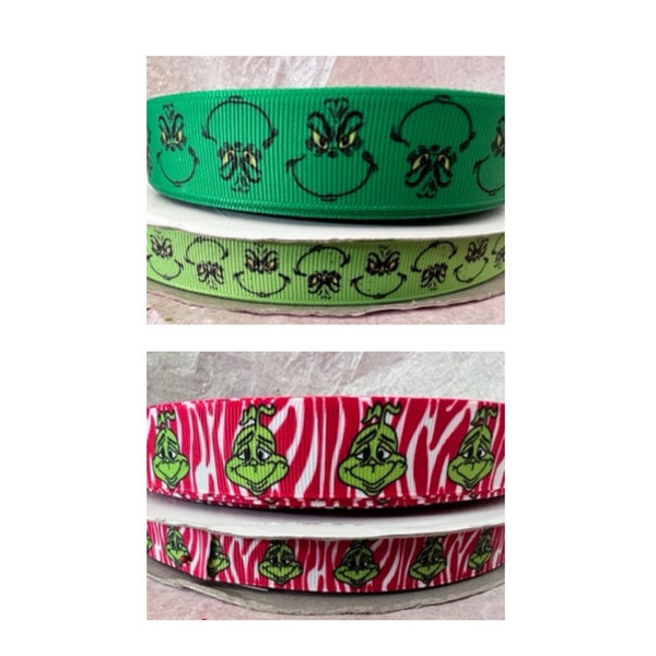 Grinch Ribbon - Etsy
