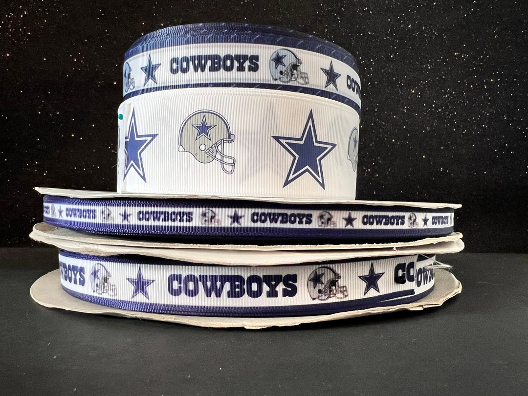 RIBBON CLEARANCE ...sports Ribbon Dallas Cowboys, 3/8 9mm 5/8 16mm 7/8 ...