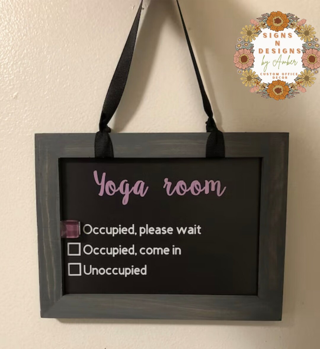 Yoga Studio Sign,chakra Sign,the 7 Chakras,calming Space Sign,sign for ...