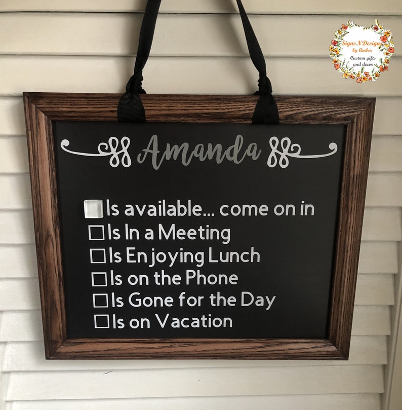 On Vacation Signon the Phone Signname Door Signname Plaque - Etsy