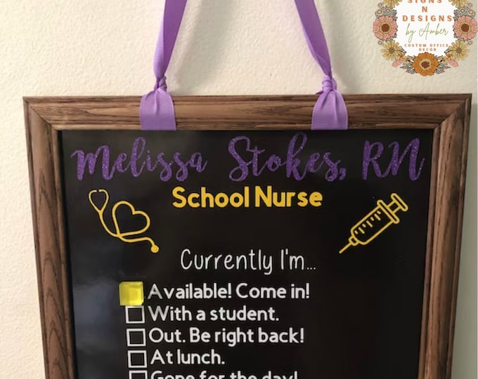 Custom Door Sign,nursing Director,nurses Office, RN Gift,gift for Rn ...
