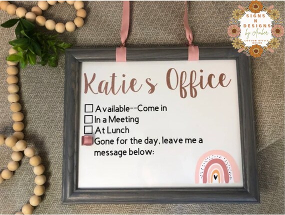 Office Sign In Board