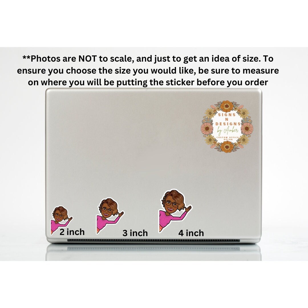 Custom Sticker,bitmoji Sticker,bitmoji,laptop Sticker,teacher Sticker ...