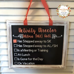 Activity Director Signcampus Director Signat a Training - Etsy