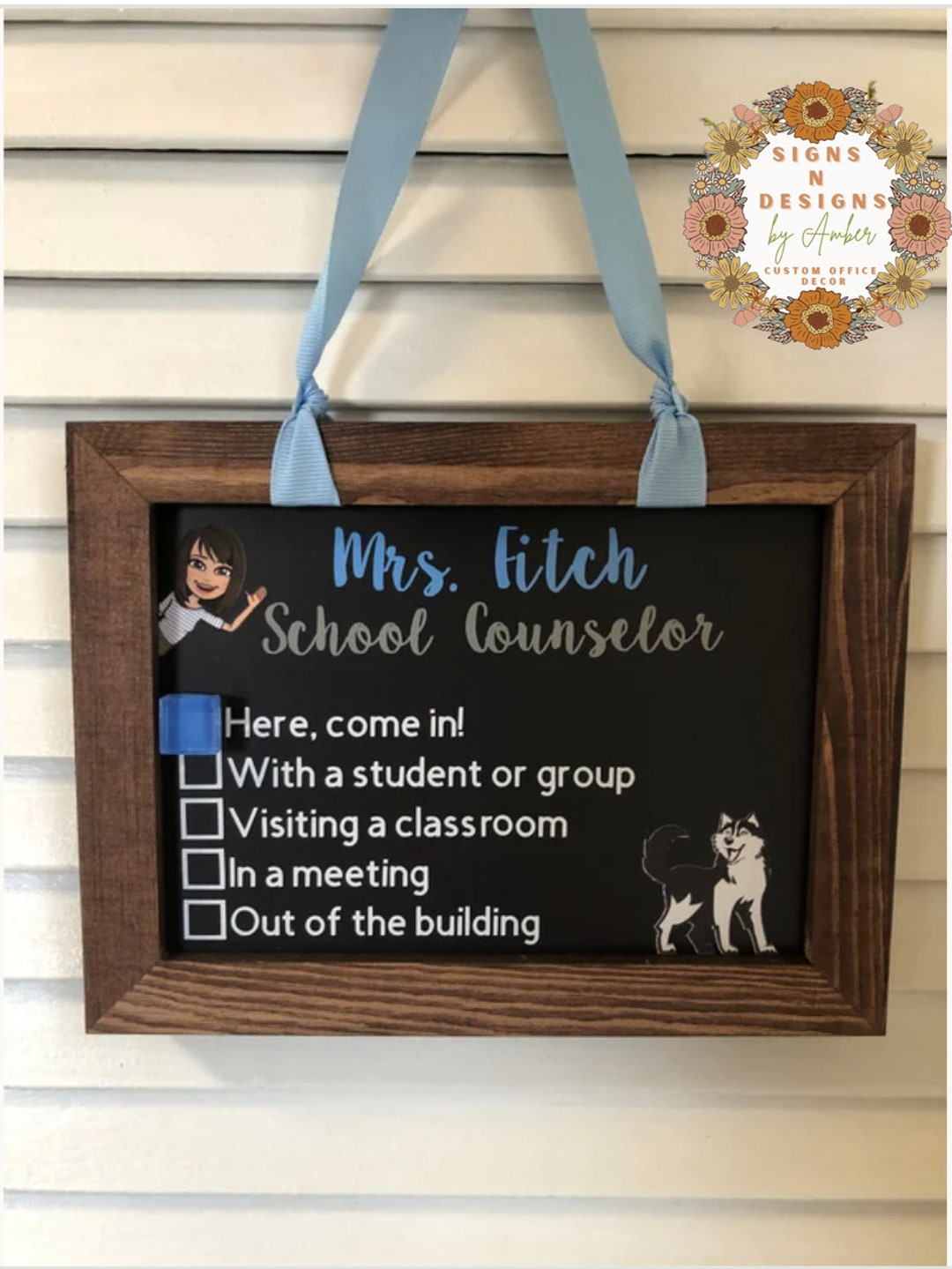 Bitmoji Sign,bitmoji Decor,social Worker Decor,gift for Social Worker ...