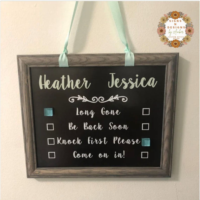 Shared Office Sign,door Sign for Two,school Counselors,co-worker Gift ...