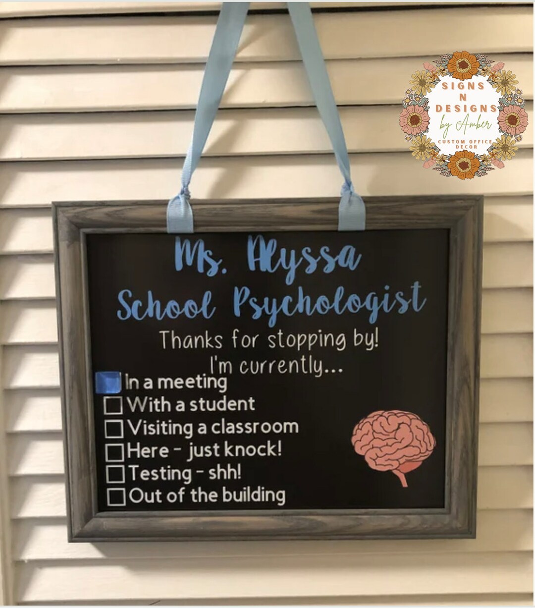 School Psych Door Sign,school Psych Location Sign,where is the School ...