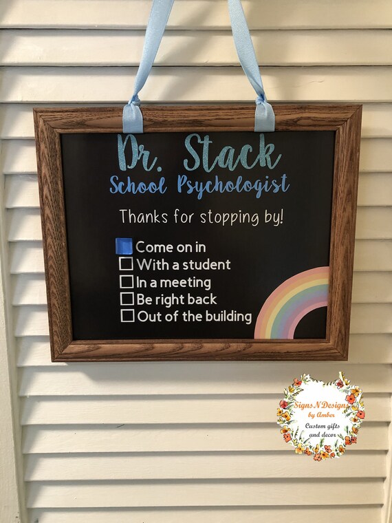 School Psych Door Signschool Psych Location Signwhere is the - Etsy