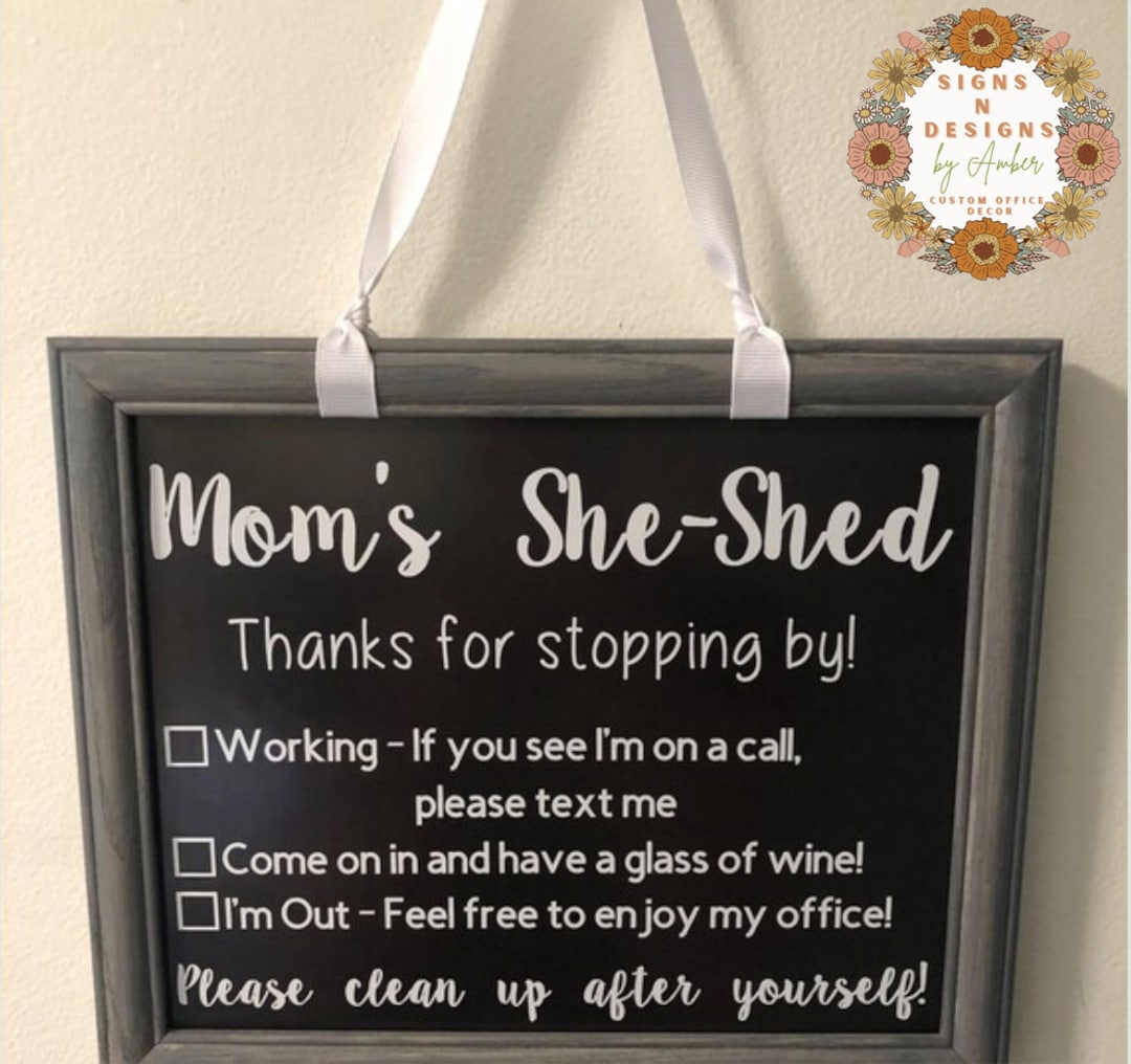 Moms Office Door Sign,sign for Home Office,do Not Disturb Sign,on a ...