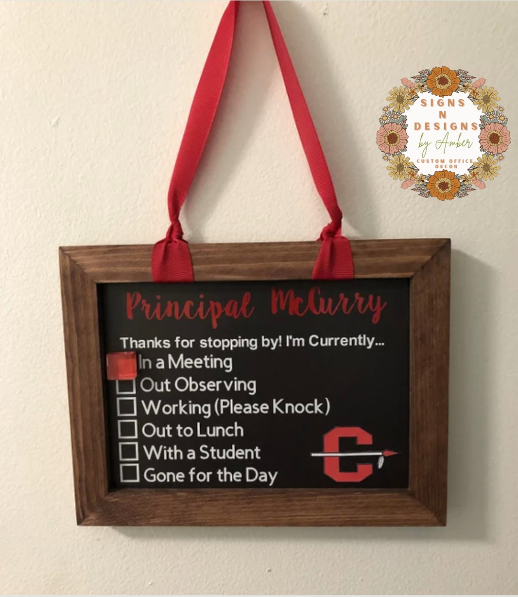 Principal Door Sign,principal Office Sign,new Principal Sign,school ...
