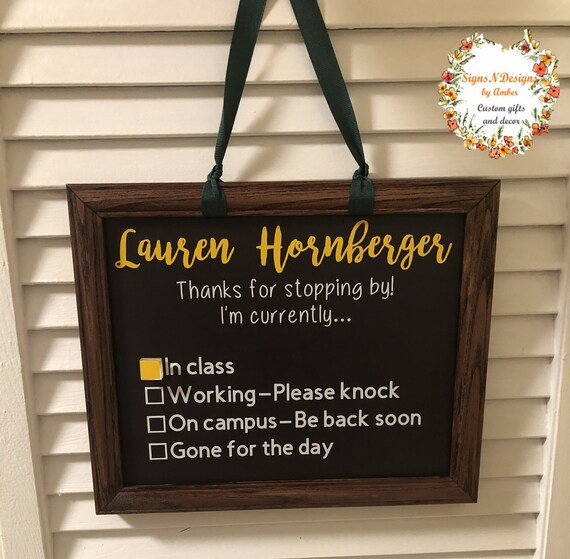 Location Door Signcustom Door Signin Class Signgone for the - Etsy