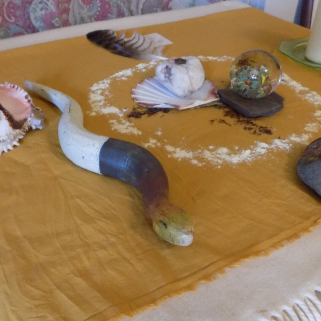 Hand Carved Snake for Your Mesa or Altar - Etsy