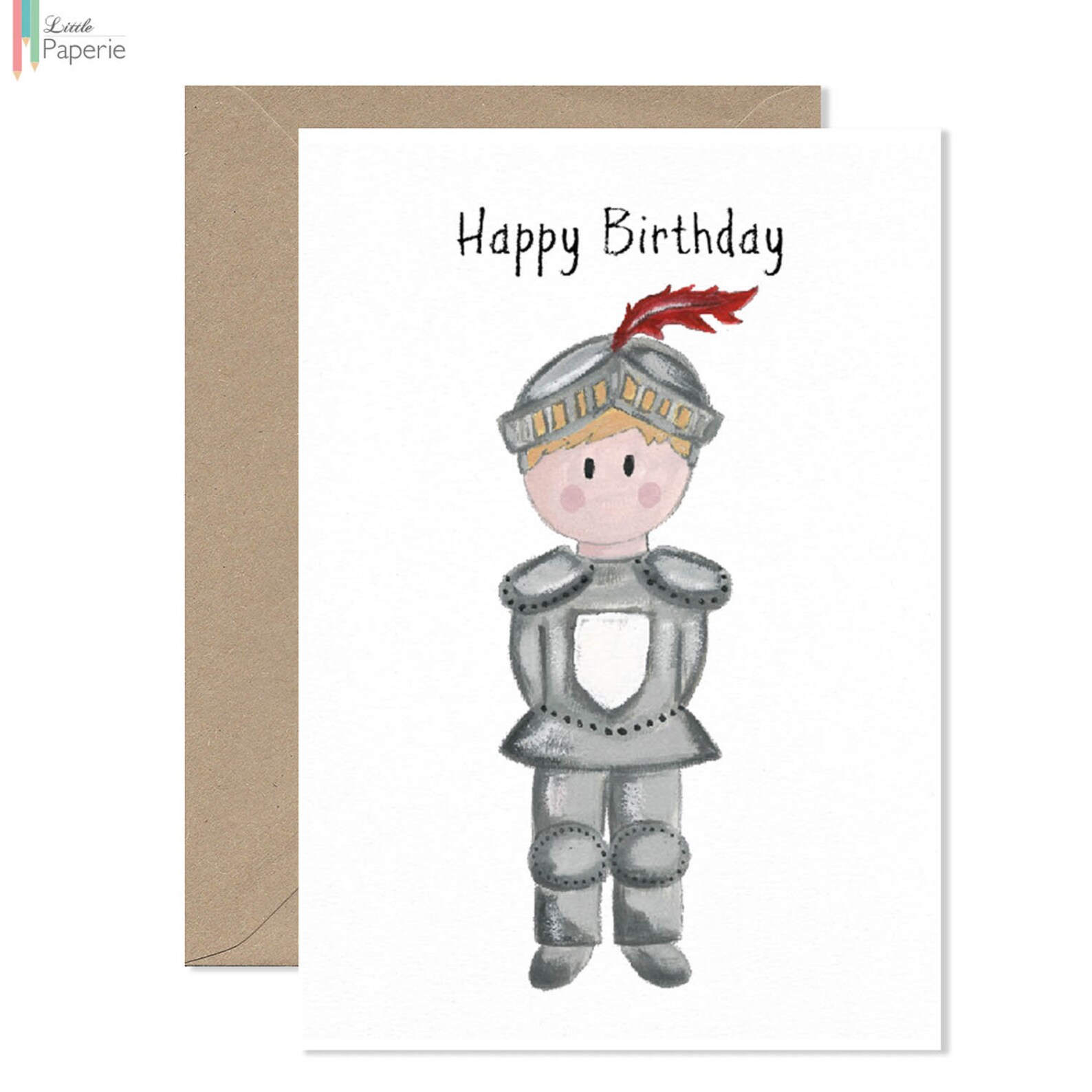 Knight Birthday Card Children's Birthday Card Boys | Etsy