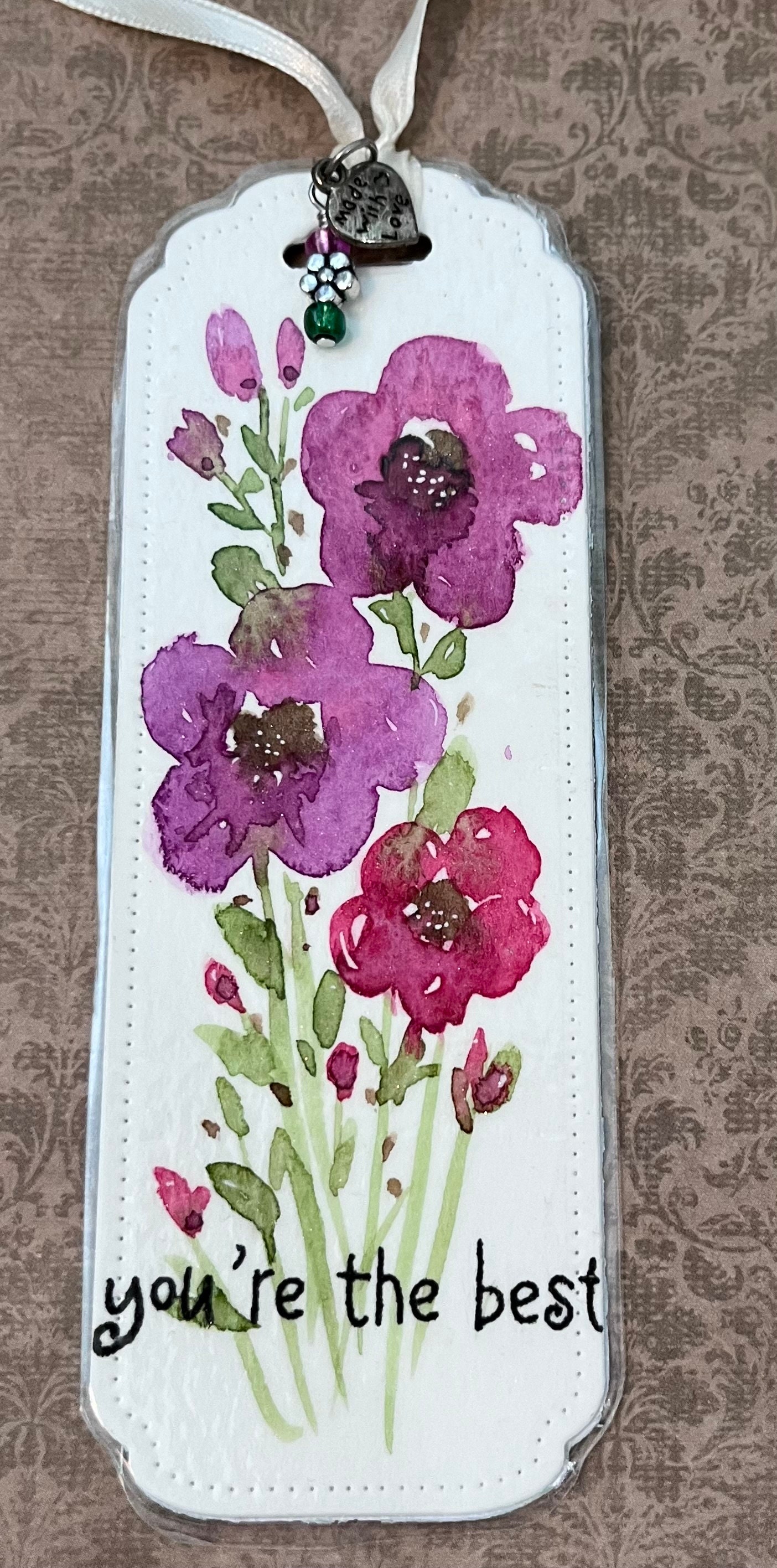Watercolor Bookmarks - Etsy