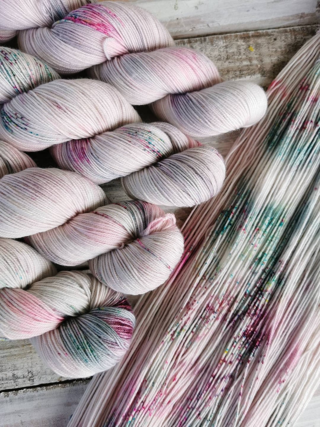 LISTLESS on Handdyed Merino Prima Sock Yarn Fingering Weight - Etsy ...