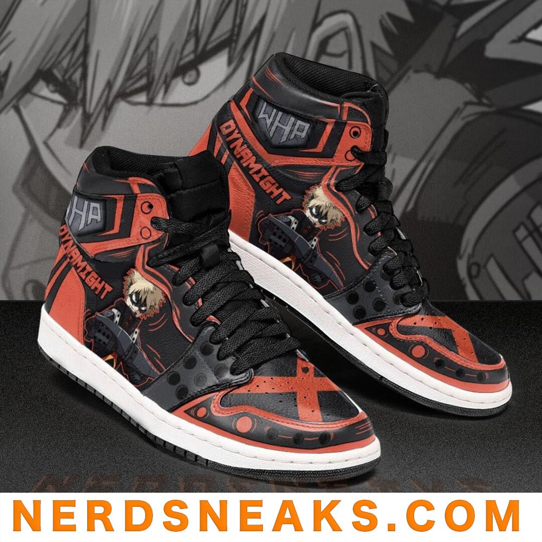 Musketeer Katsuki Bakugo Sneakers Custom Anime Shoes - Etsy