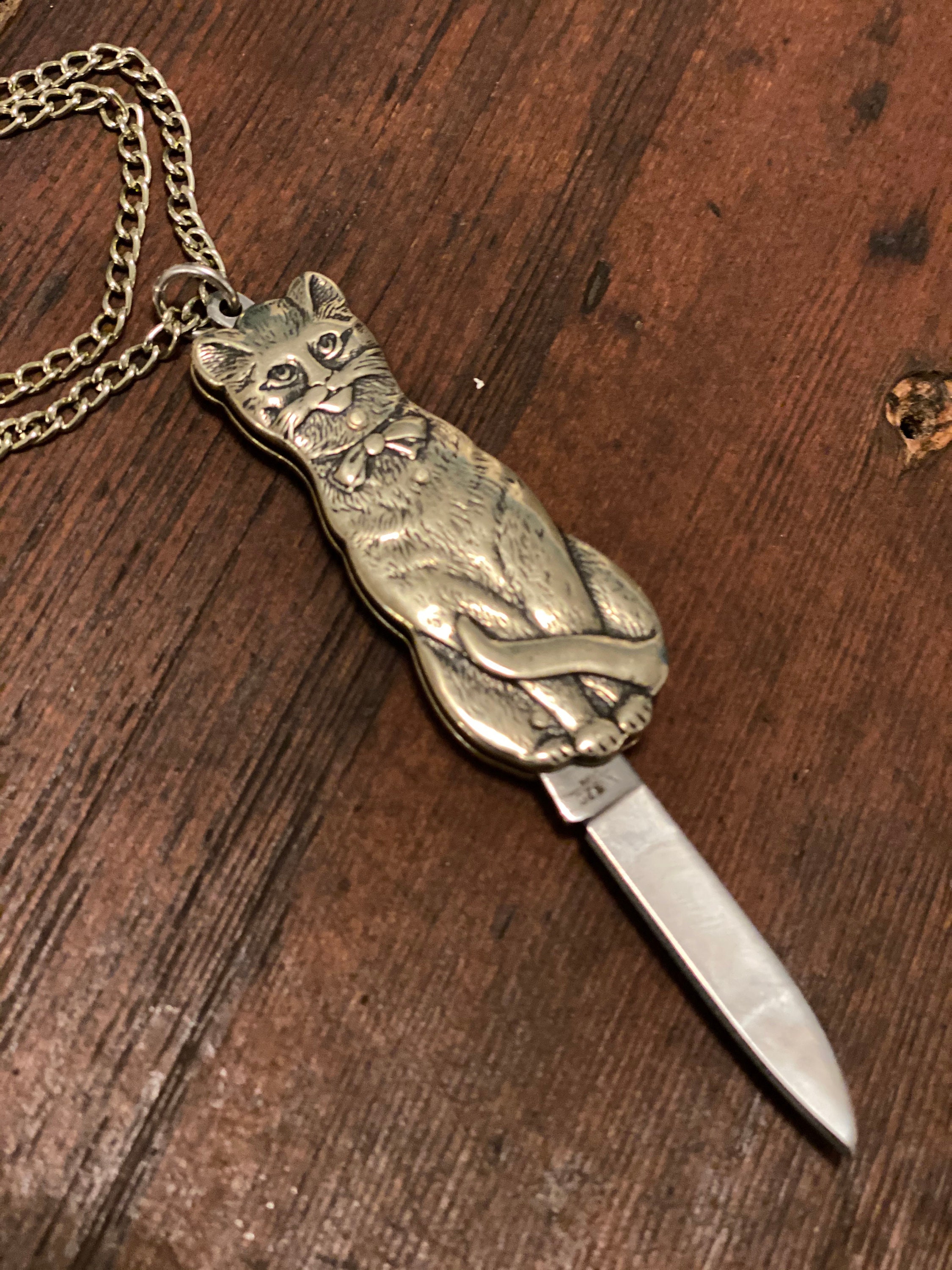 Hidden Knife Necklace