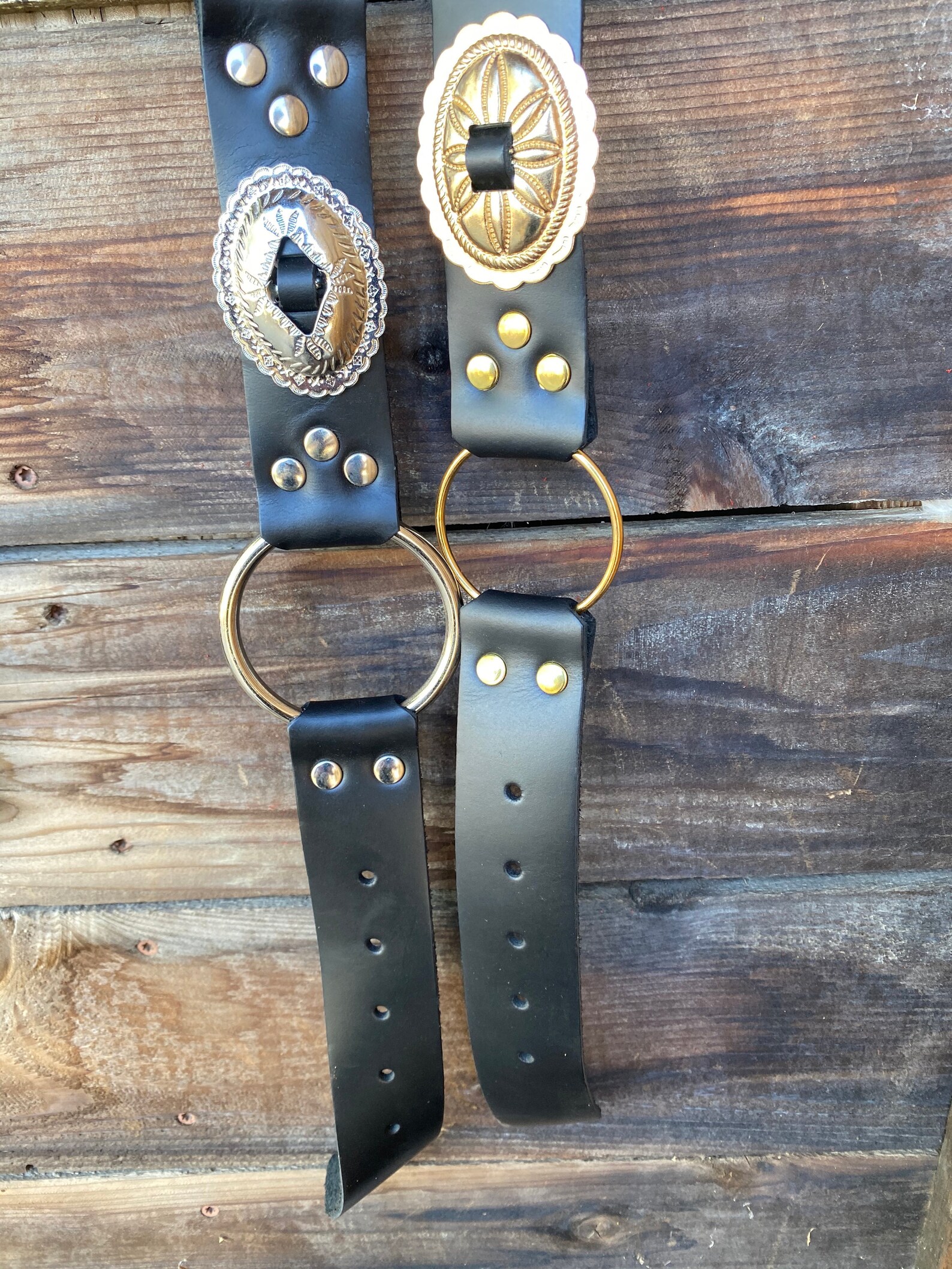 Heavy Duty Hoop and Concho Belt USA | Etsy