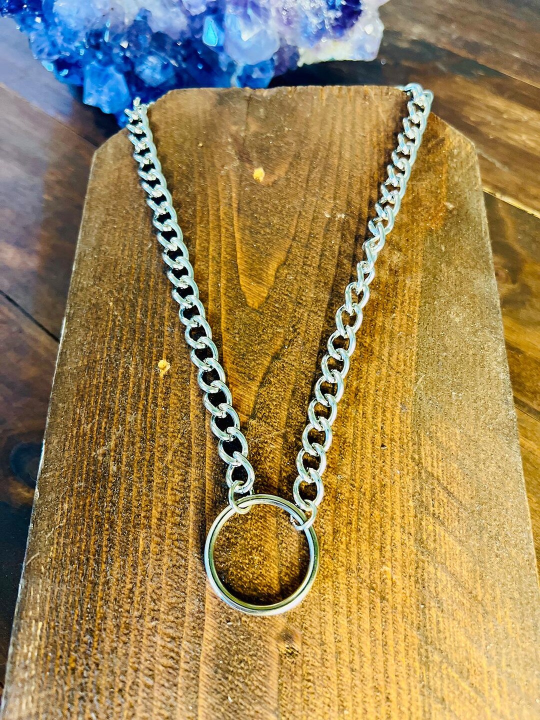 Ring Necklace - Etsy