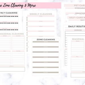 Homemaker Planner | Home Organization Printable | Planner Organisation ...