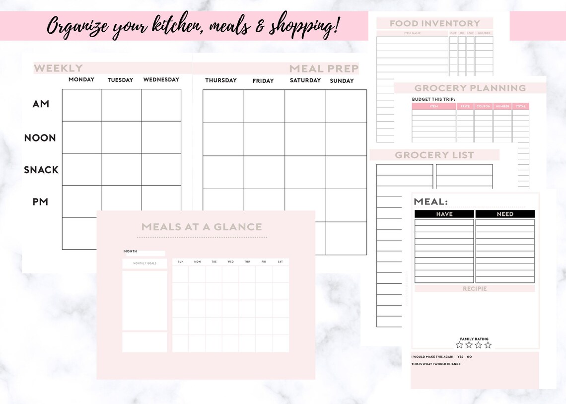 Homemaker Planner | Home Organization Printable | Planner Organisation ...