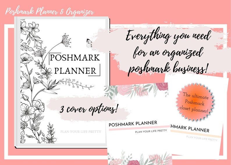 Poshmark Planner, Selling on Poshmark, Listing Planner, Business ...