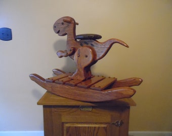 Rocking Dinosaur - Etsy