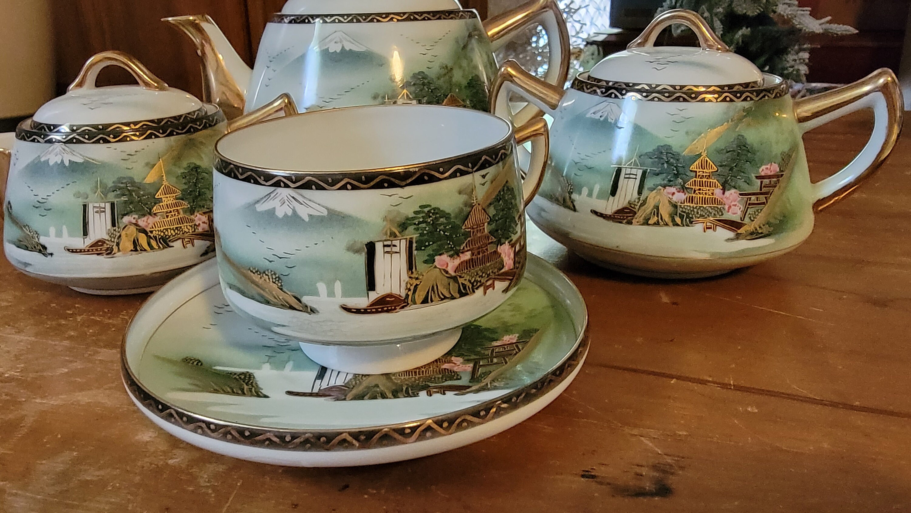 Soko China Eggshell Porcelain Tea Set 21 Pieces - Etsy