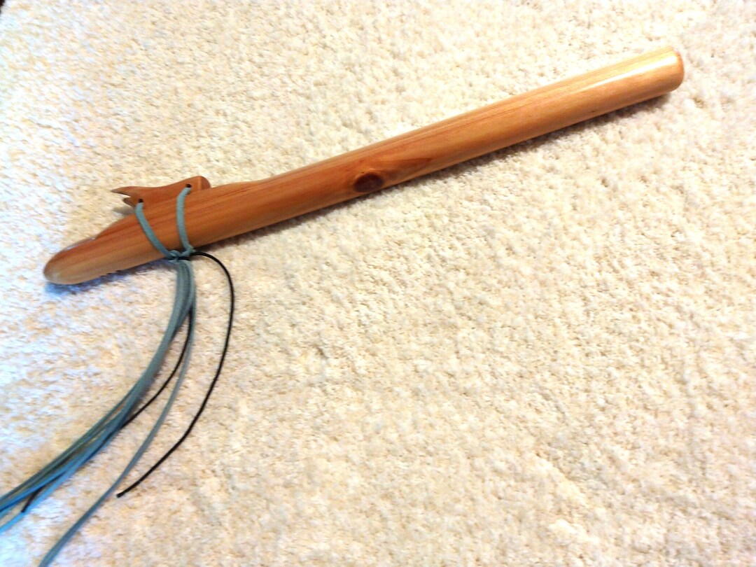 C Western Cedar Native American Style Flute, Handcrafted and Finished ...