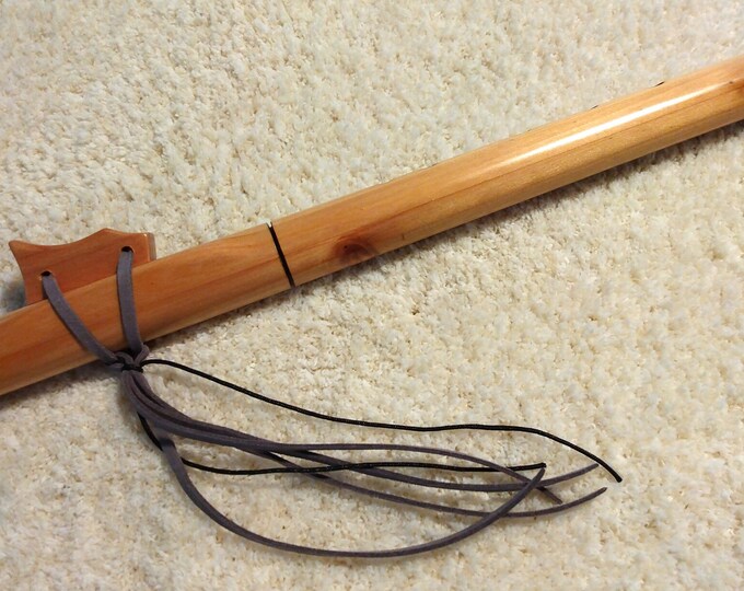 C Western Cedar Native American Style Flute, Untinted Lacquer Finish ...