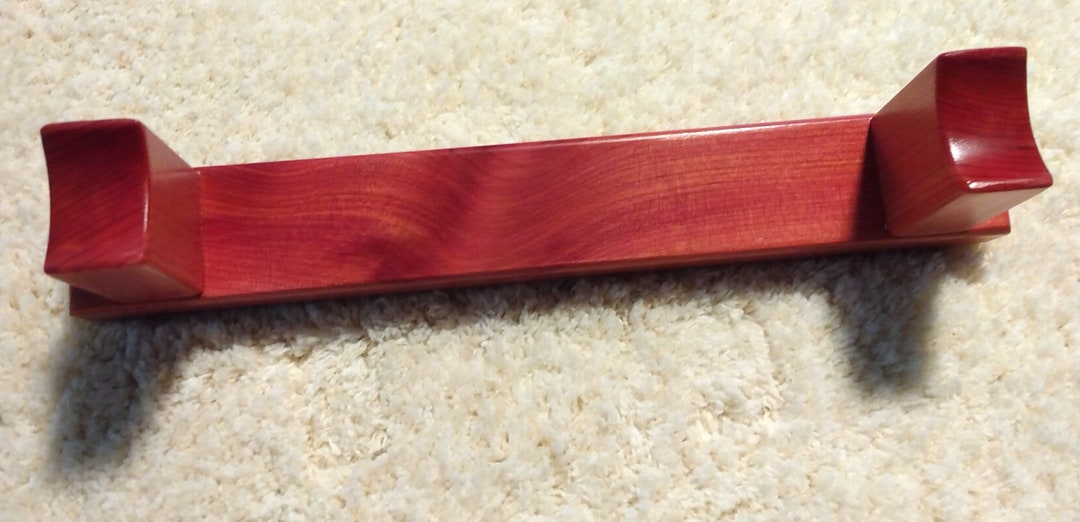 Minimalist Wooden Flute Stand, Tennessee Red Cedar, Untinted Lacquer ...