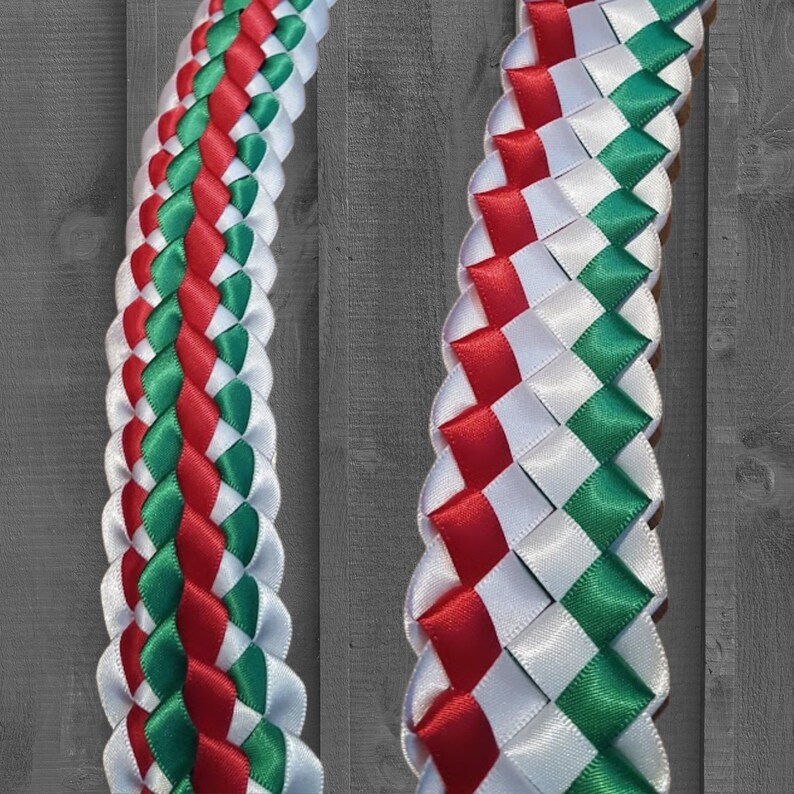 Double Braid Satin Graduation Lei Remix Style - Etsy