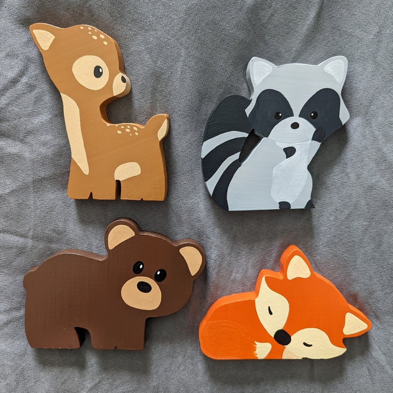 Woodland Shapes / Kids' Room Decor / Woodland Themed - Etsy