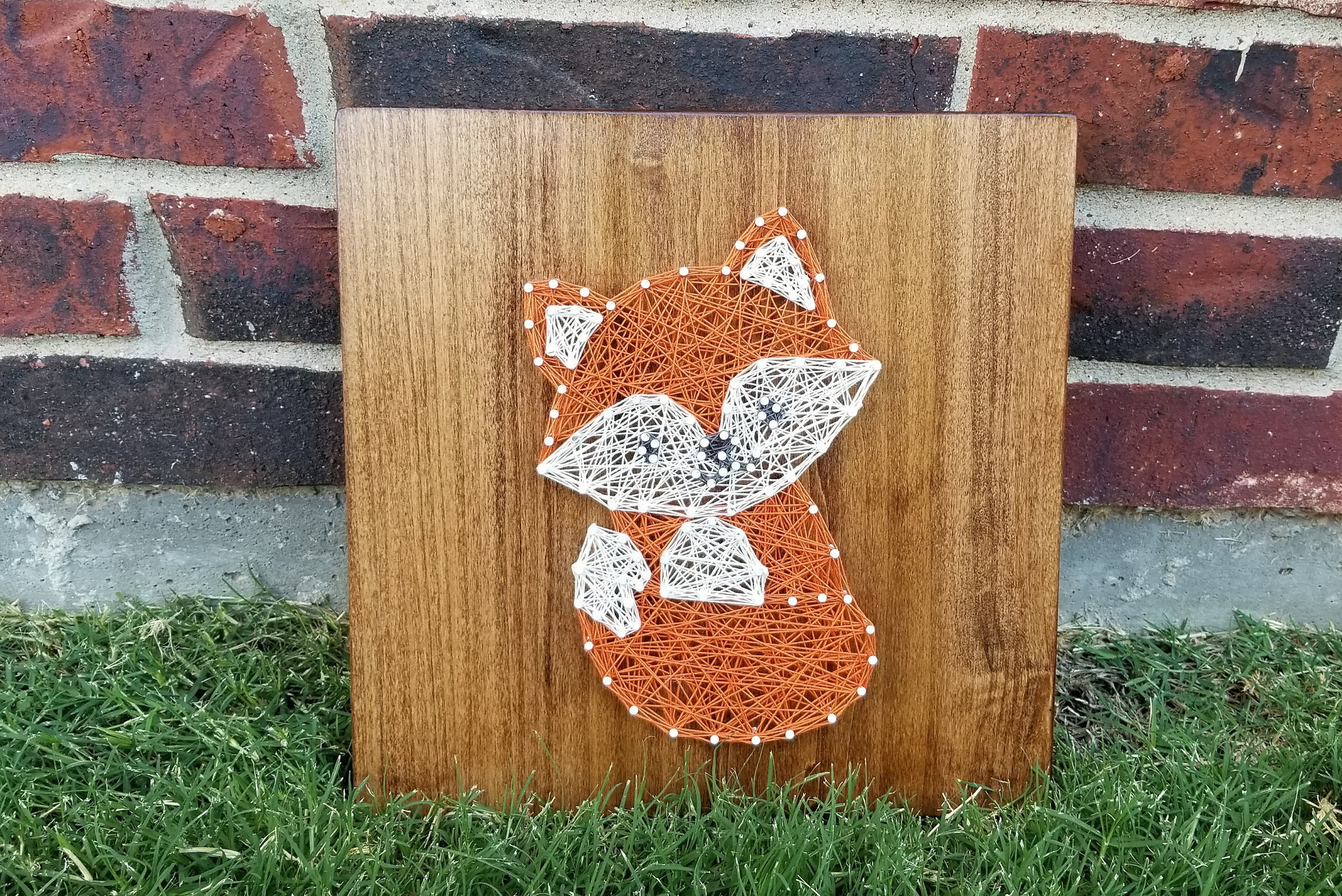 Fox String Art / Fox Wall Art / Nursery Wall Art / Kids Wall Art / Home ...
