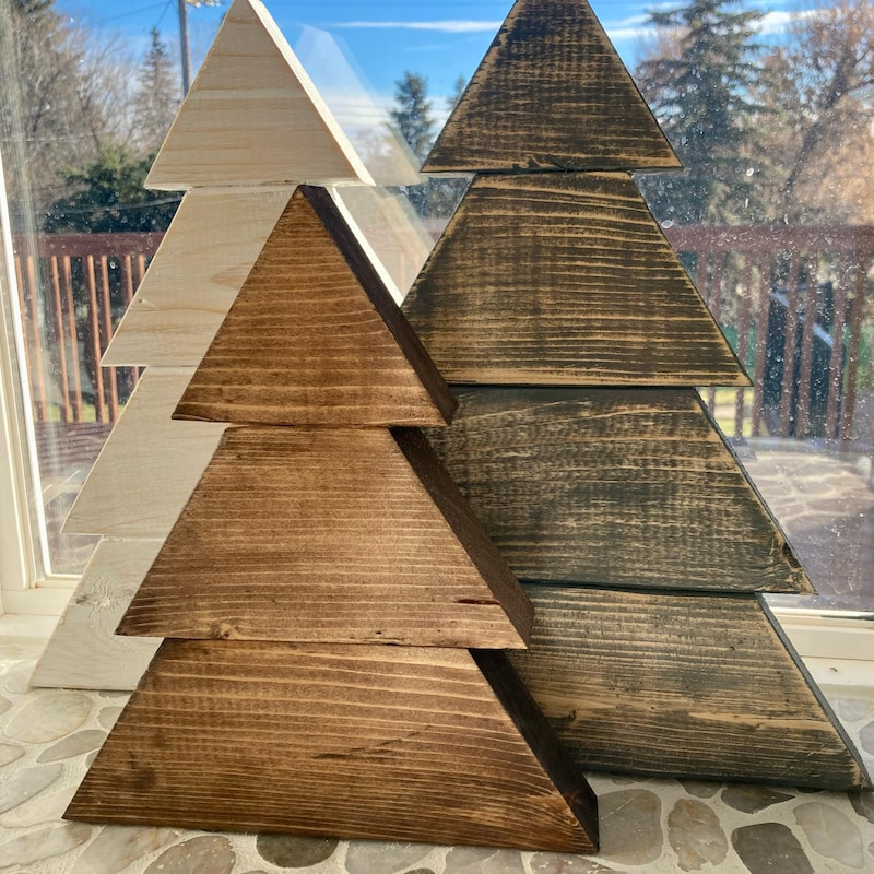 Wooden Tree Decor - Etsy