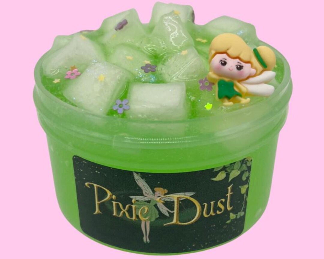Pixie Dust Scented Clear Jelly Cube Slime Snoop Crunch - Etsy