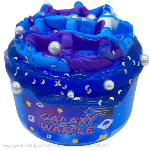 Slime Cotton Candy Dipped Waffle DIY Clay Slime Scented - Etsy