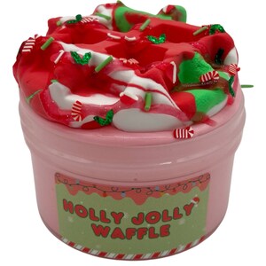 Holly Jolly Waffle Scented Christmas DIY Clay Slime - Etsy