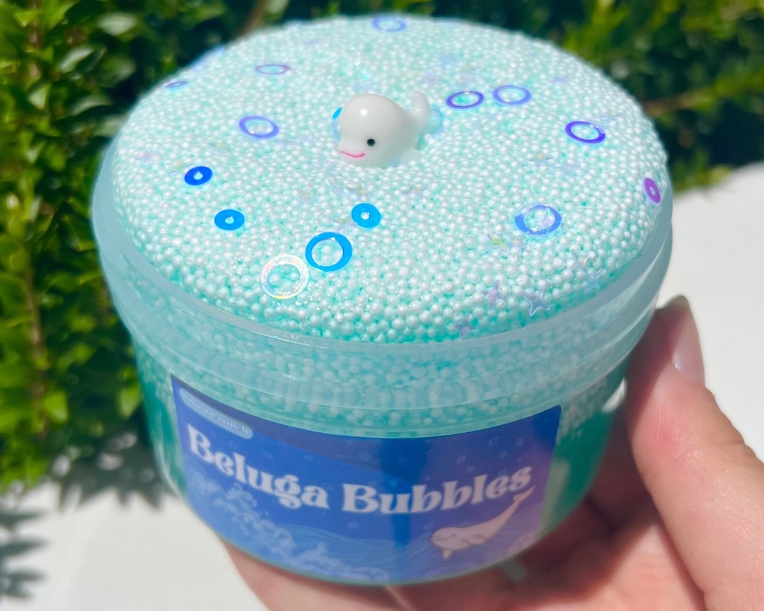 Beluga Bubbles Scented Clear Coated Micro-floam Slime Snoop Crunch - Etsy
