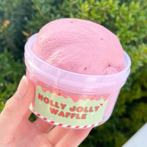 Holly Jolly Waffle Scented Christmas DIY Clay Slime - Etsy