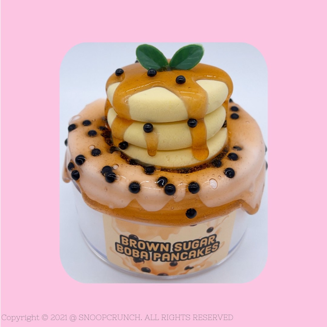 Brown Sugar Boba Pancakes Scented DIY Clay Slime - Etsy